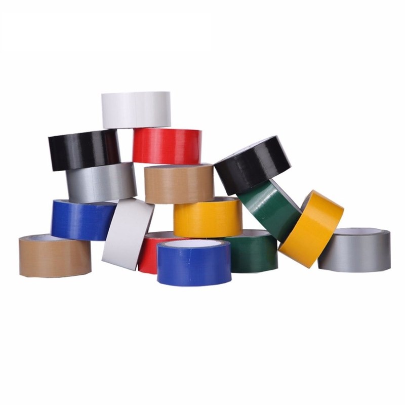 PE Colored Duct Tape , Waterproof Colored Protective Film Tape 48mm Red ...